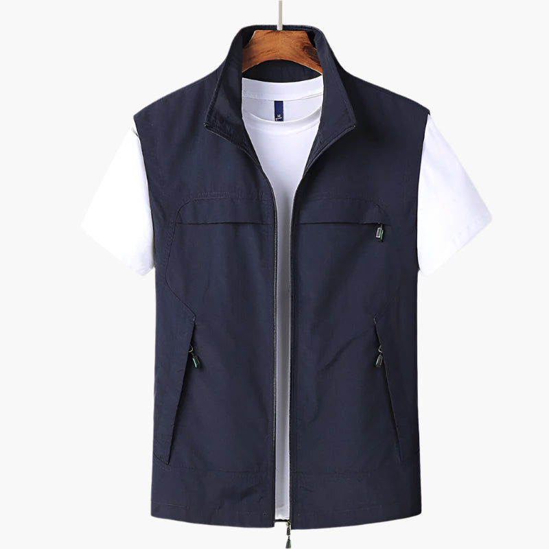 Men's Outdoor Vest – Modern Sleeveless Casual Vest for Everyday & Acti ...